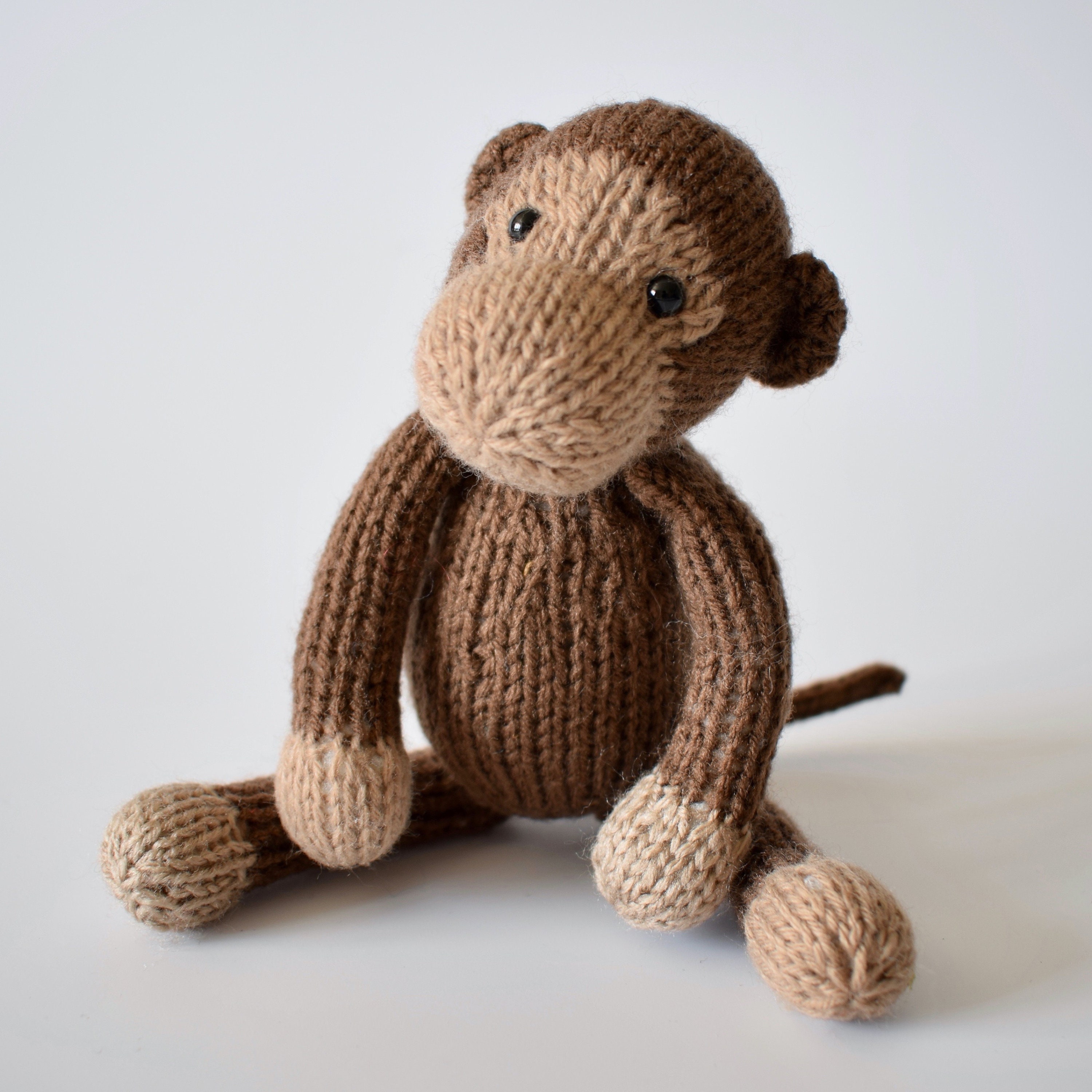 Mick the Monkey Toy Knitting Pattern | Etsy