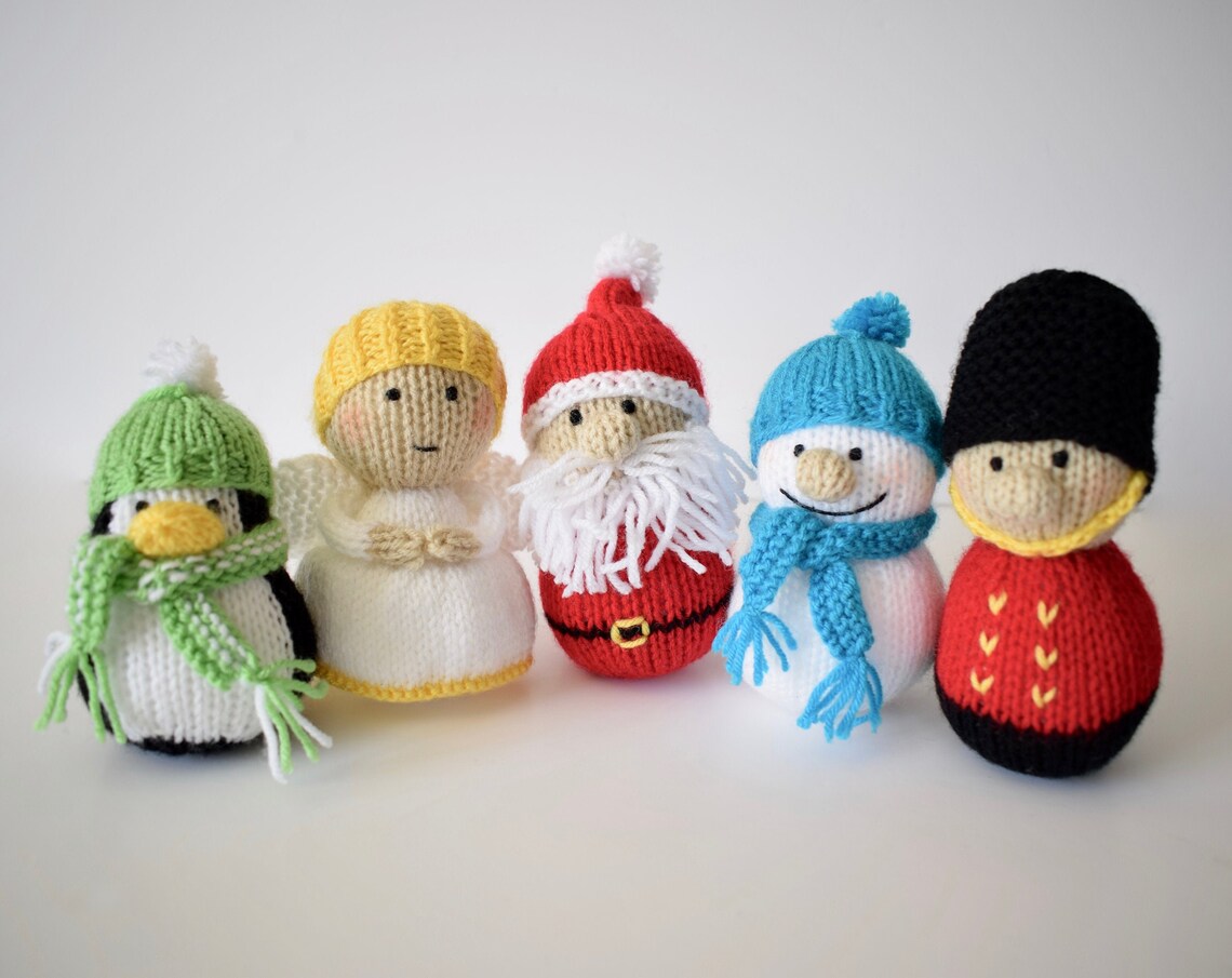 Make It Merry Tree Decorations Knitting Pattern | Etsy