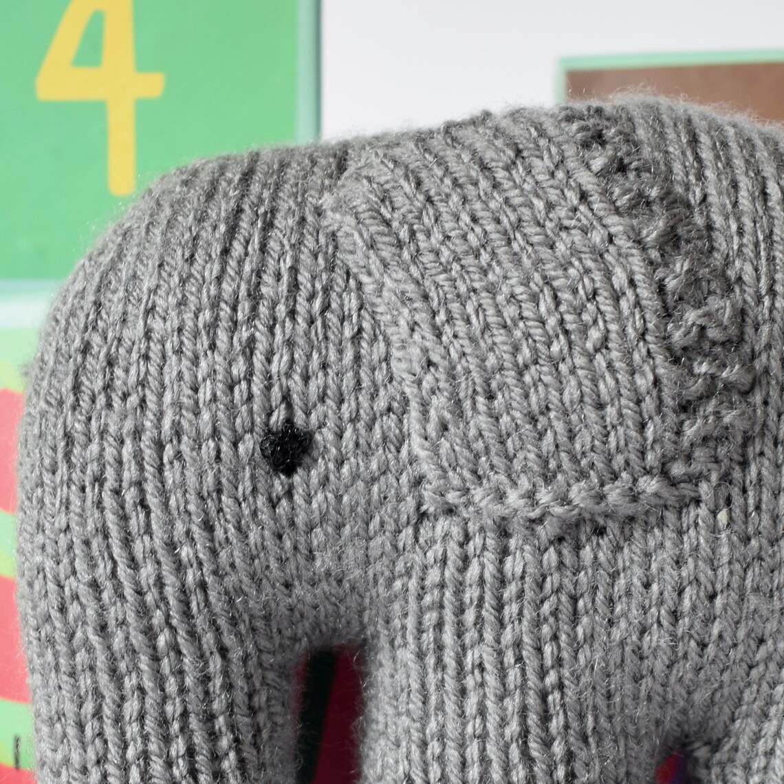 Linus the Elephant Toy Knitting Patterns | Etsy