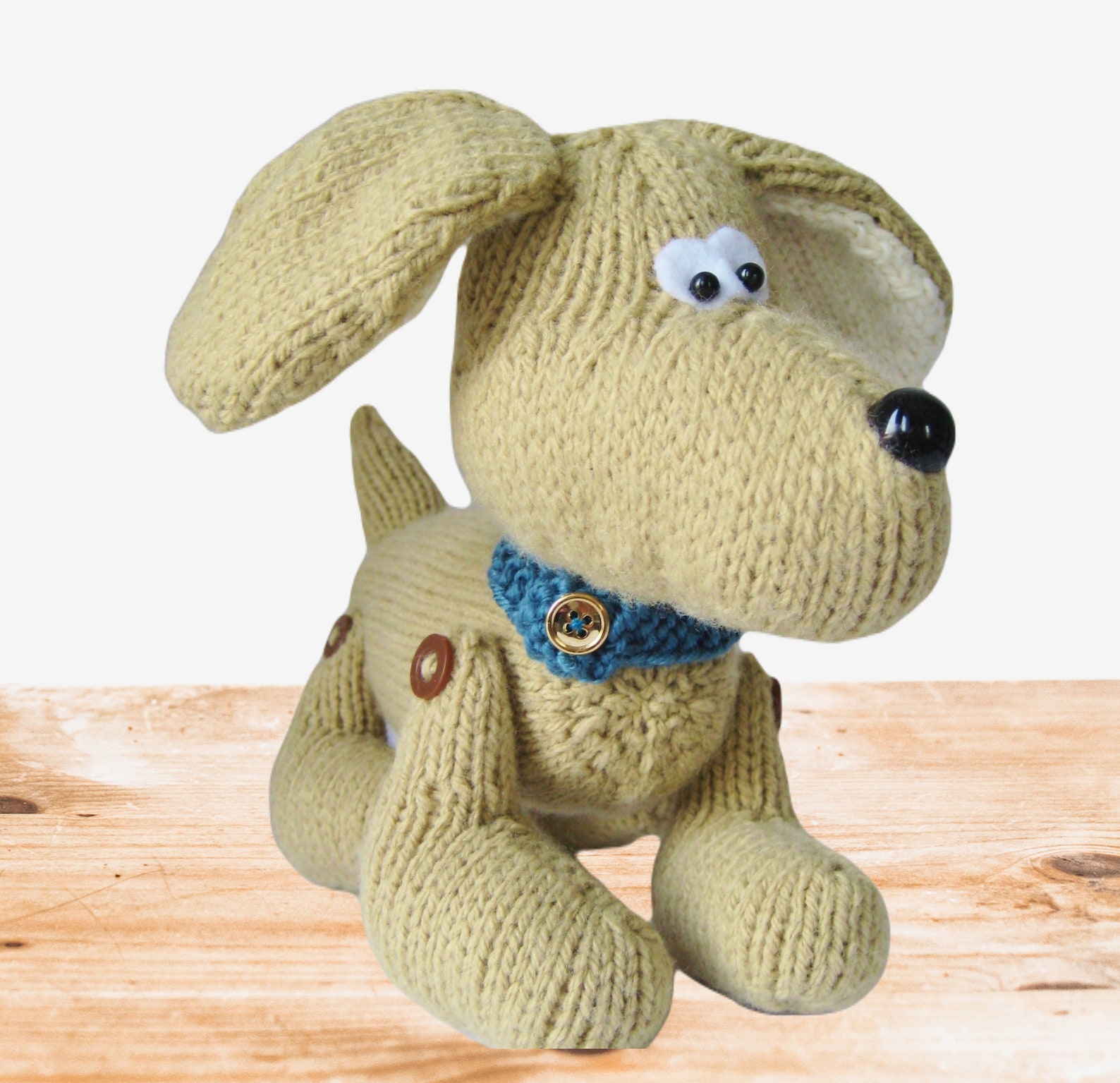 Biscuit the Dog Toy Knitting Pattern - Etsy