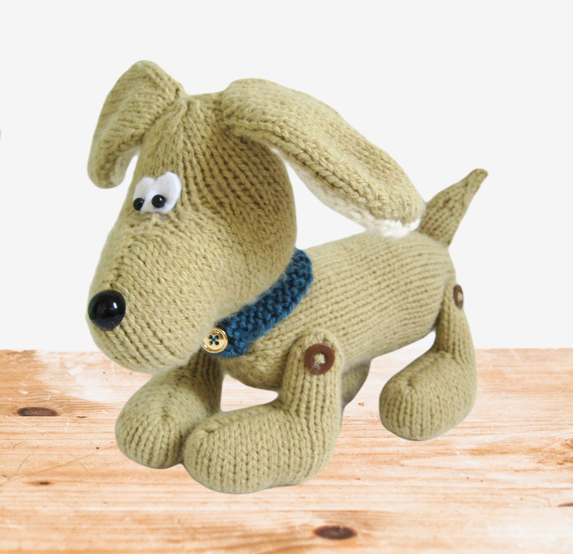 Biscuit the Dog Toy Knitting Pattern - Etsy