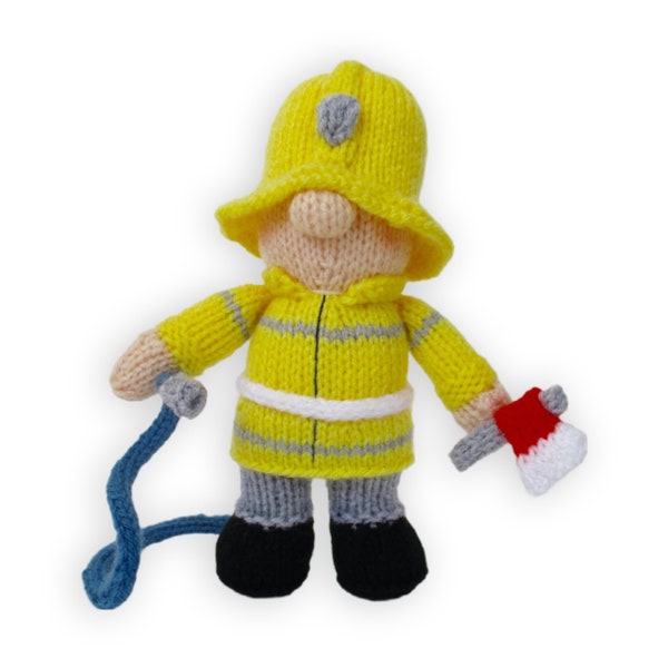 Crochet Fireman Pattern - Etsy