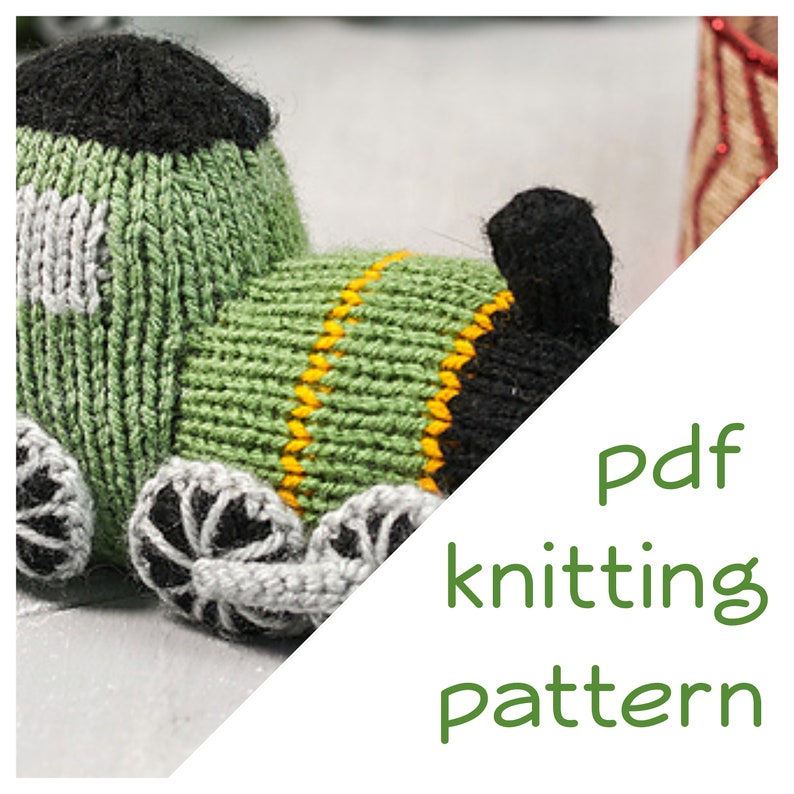 Toy Train Set Knitting Pattern | Etsy