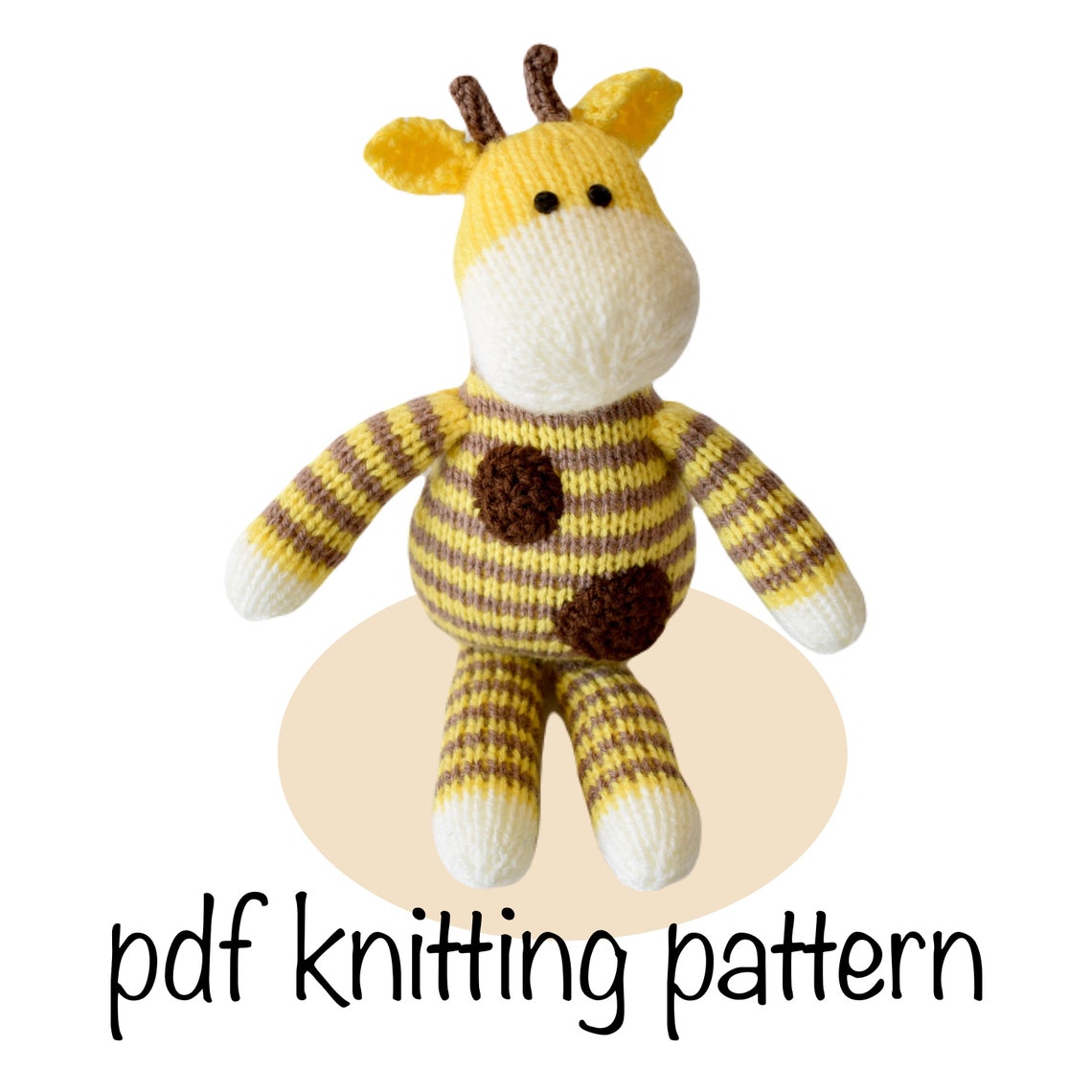Harry Giraffe Toy Knitting Patterns - Etsy