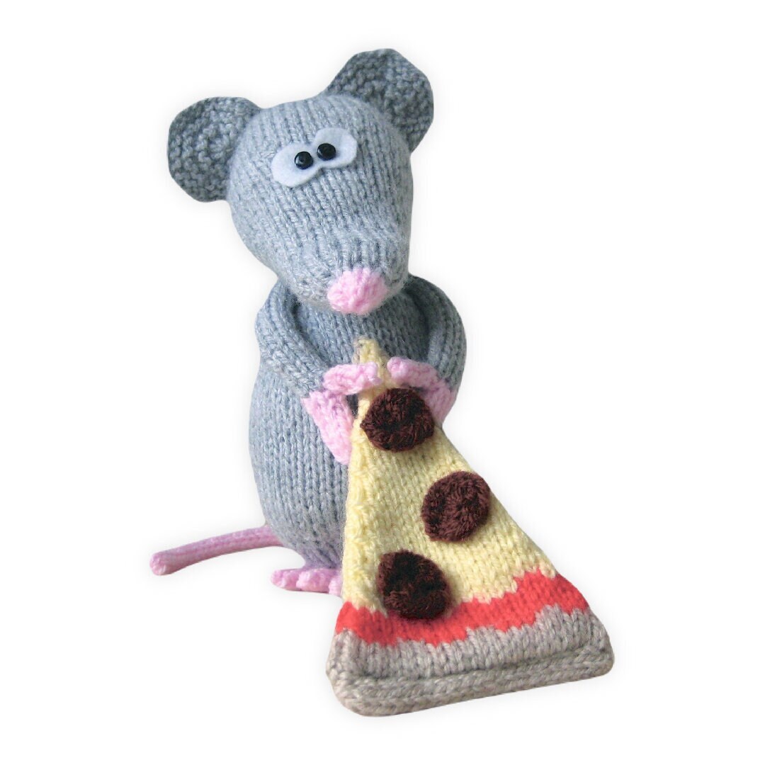 Pepperoni the Rat Toy Knitting Patterns - Etsy