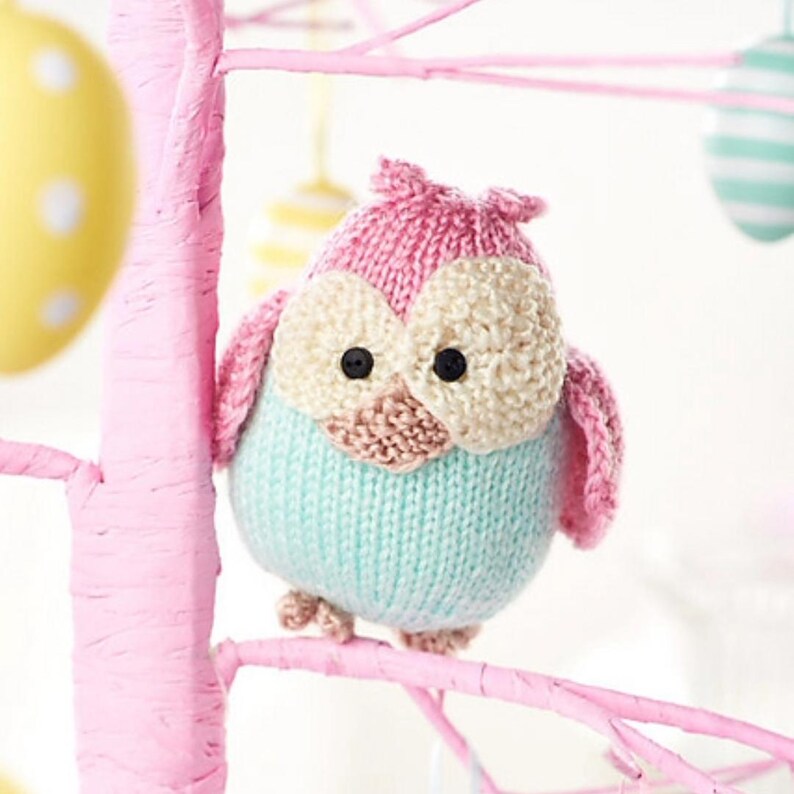 Owl Family Knitting Pattern - Toy Birds - PDF Download - Etsy