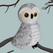 Twit Twoo Snowy Owl Toy Knitting Pattern PDF Digital Download - Etsy