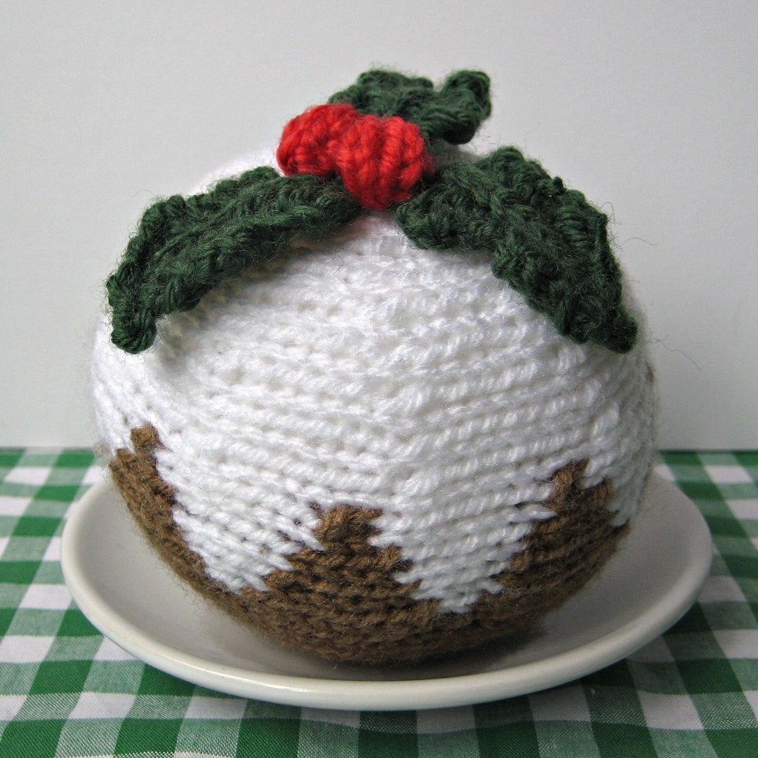 Christmas Pudding Toy Food Knitting Pattern - Etsy UK