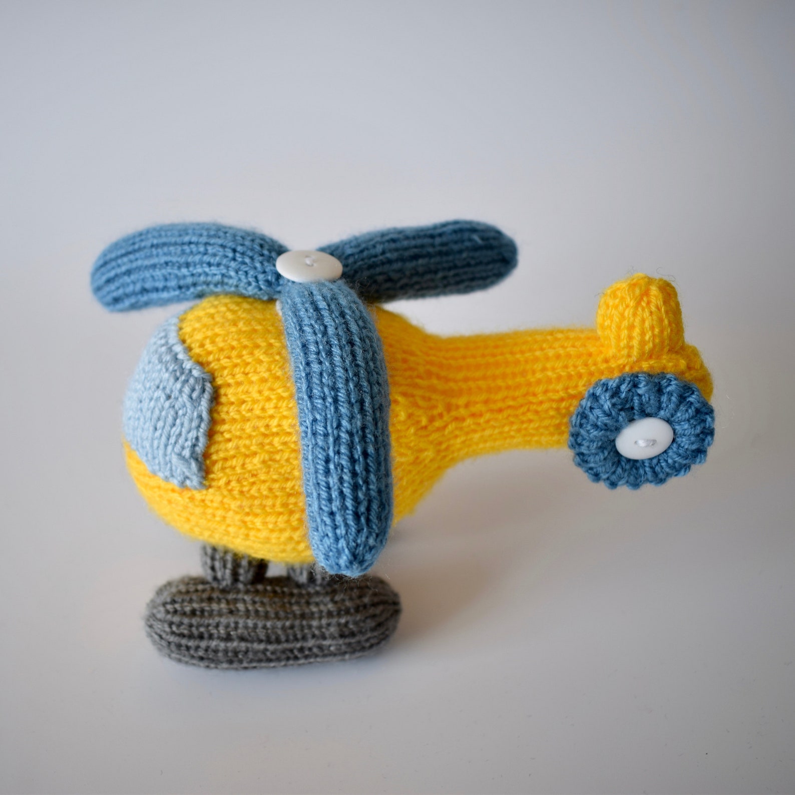 Helicopter Toy Knitting Pattern - Etsy