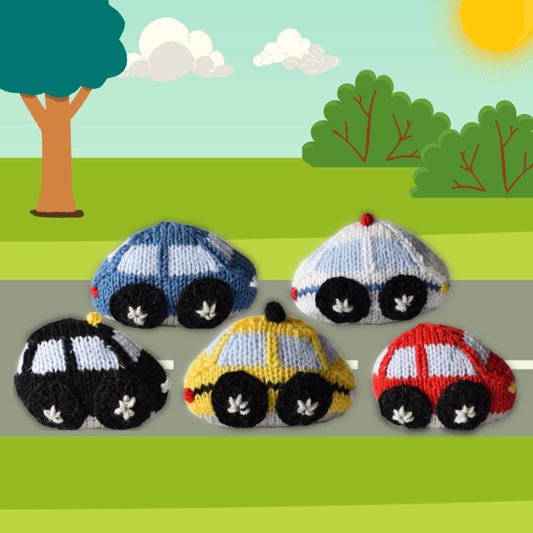 Toy Cars Knitting Patterns - Etsy