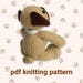 Pug Dog Toy Knitting Patterns - Etsy