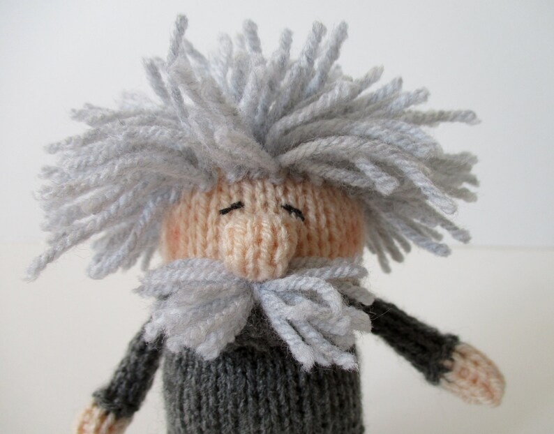 Professor Proton toy doll knitting pattern | Etsy