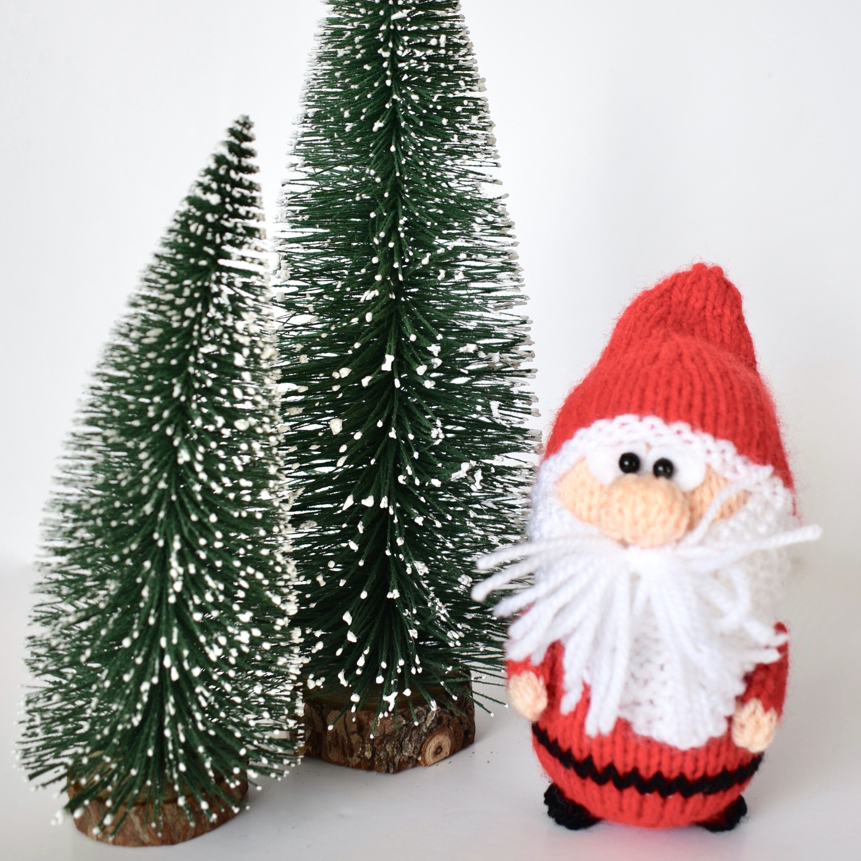 Santa Rudolph and Robin Christmas Toys Knitting Patterns | Etsy