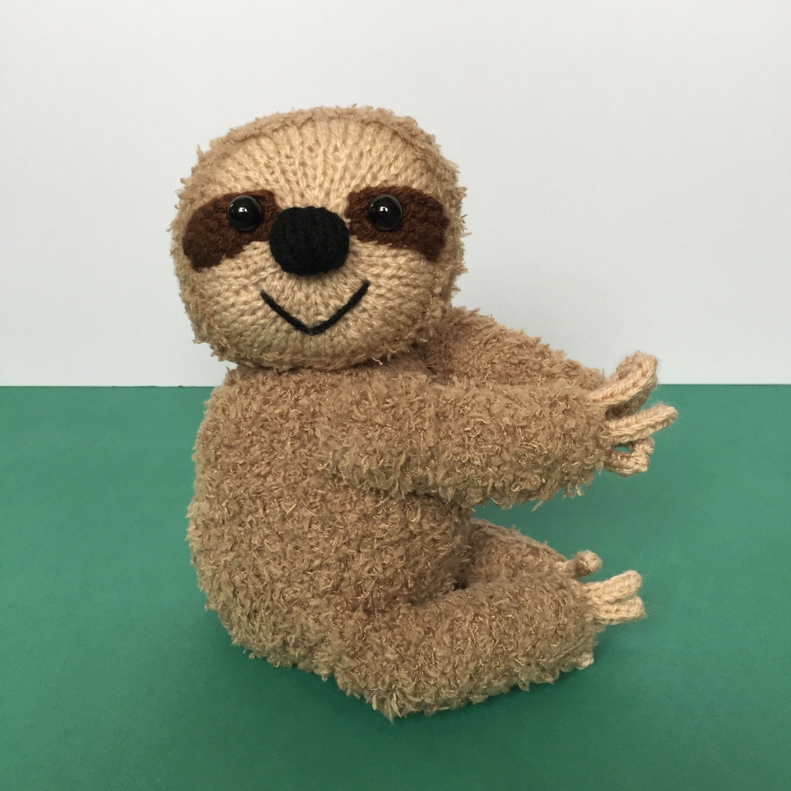 Lazy Daze Sloth Toy Knitting Pattern - Etsy