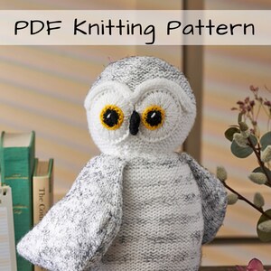 Twit Twoo Snowy Owl Toy Knitting Pattern PDF Digital Download - Etsy