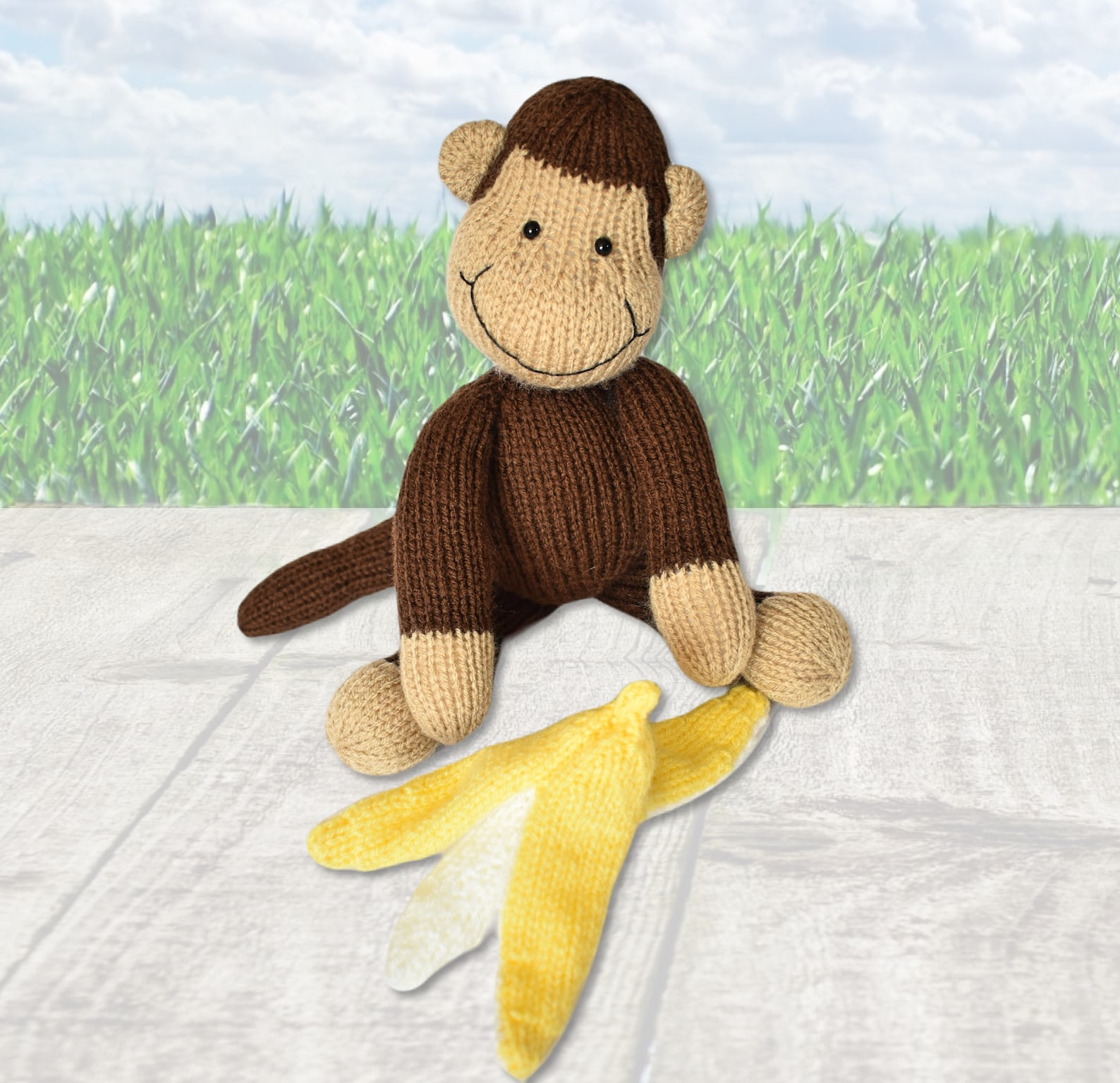 Norwood Monkey Toy Knitting Patterns - Etsy