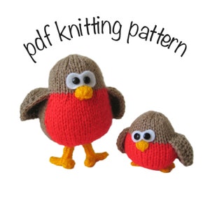 Rockin Robins Toy Knitting Patterns - Etsy
