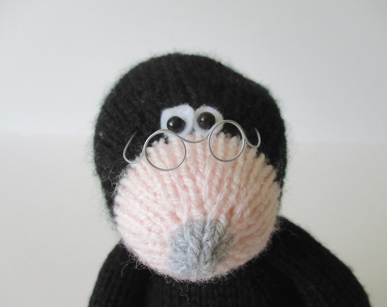 Milton the Mole toy knitting pattern | Etsy
