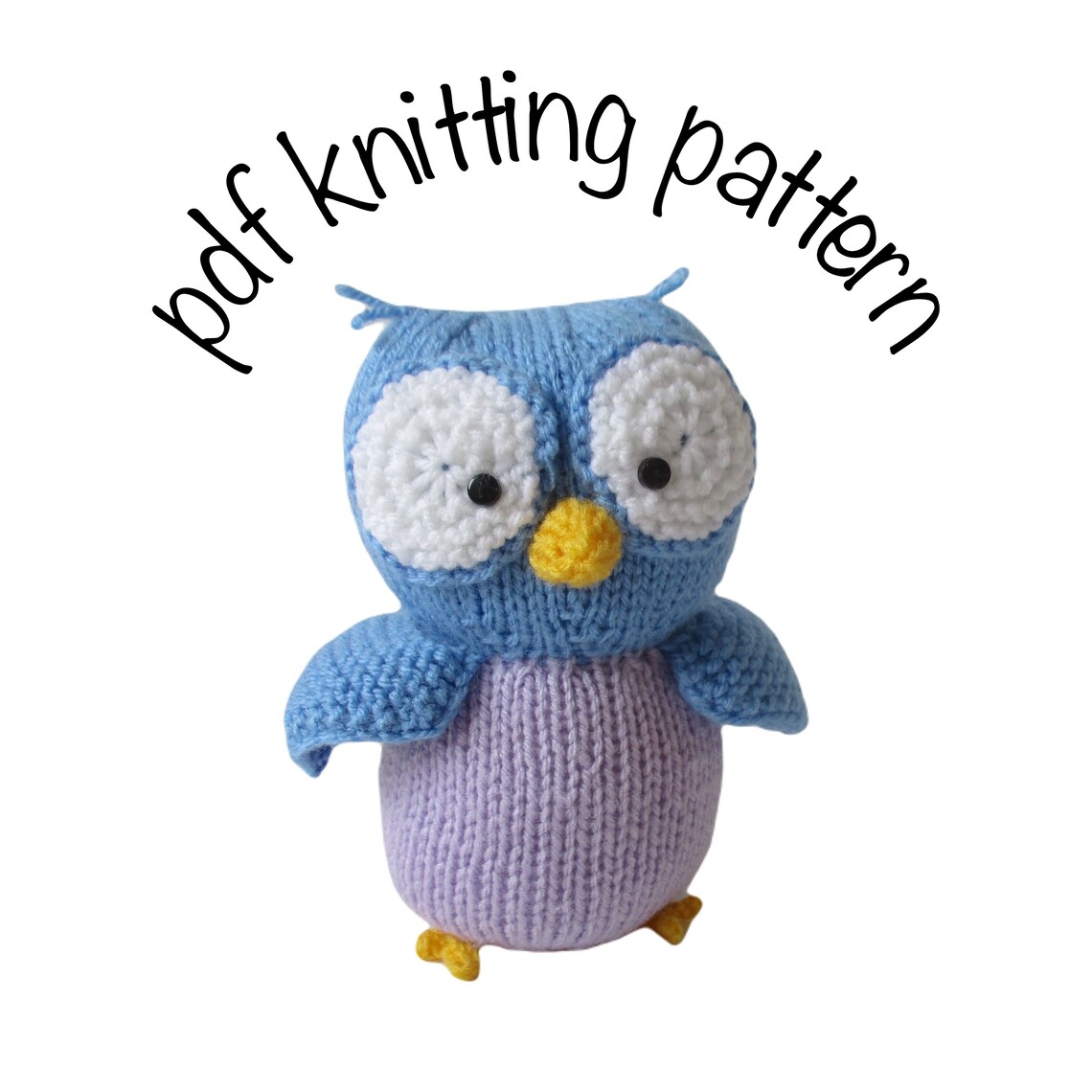 Hoots the Owl Toy Knitting Pattern - Etsy
