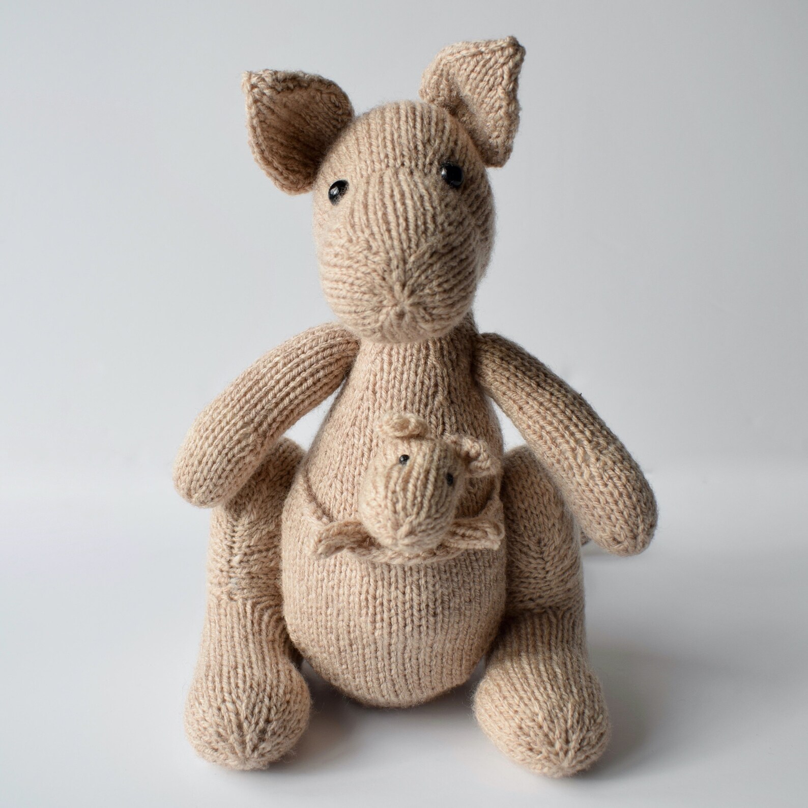 Josie and Roo Kangaroo Toys Knitting Pattern - Etsy