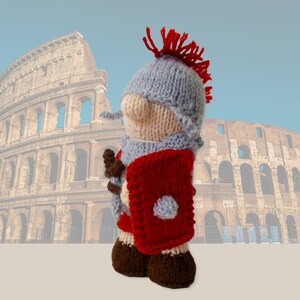 Knitting Pattern: "antonius" the Roman Soldier Doll Toy (PDF Digital ...