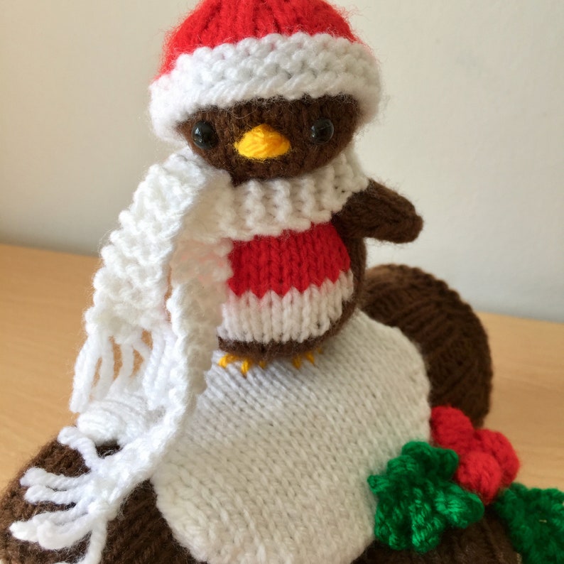 Yule Log Christmas Decoration Knitting Pattern | Etsy