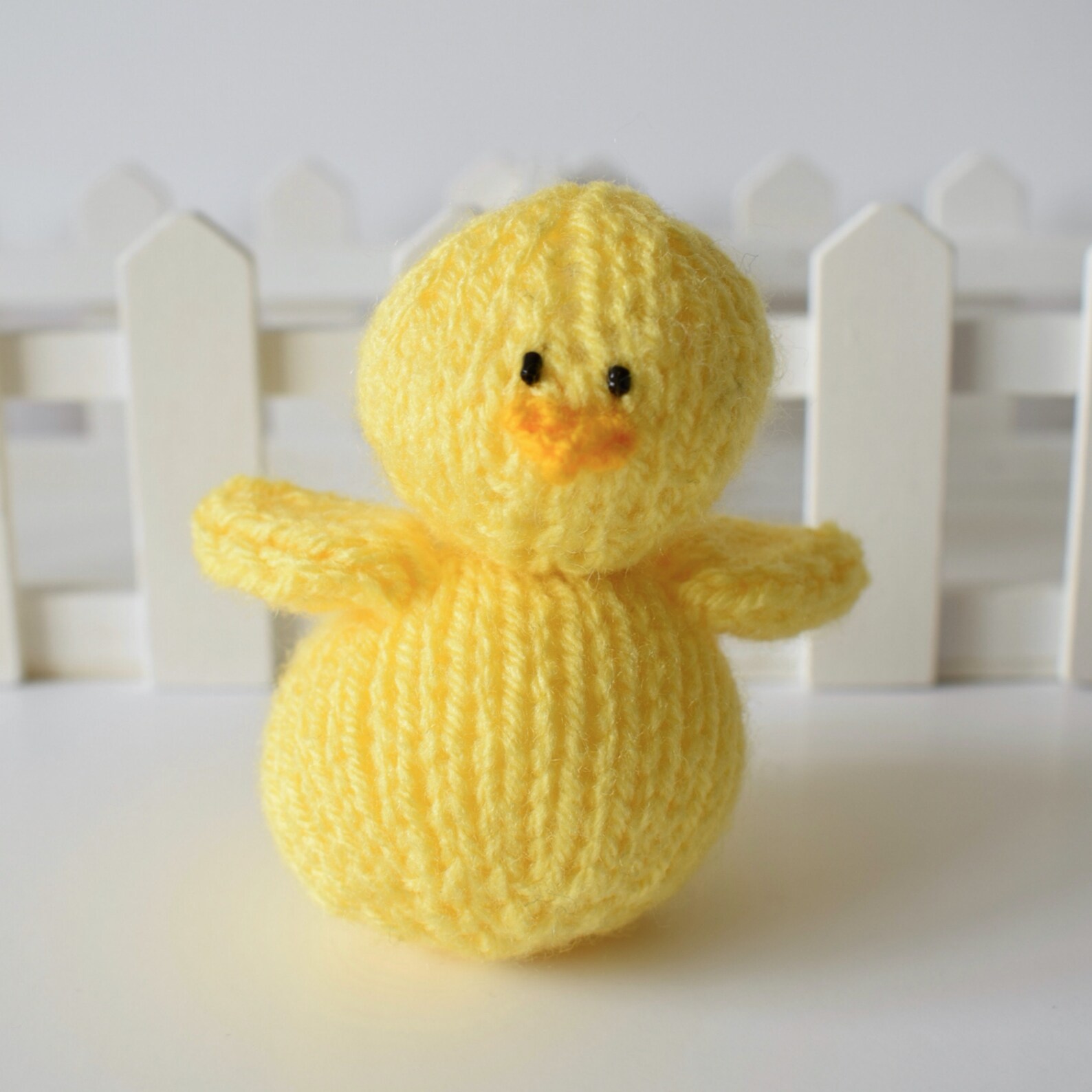 Chick Toy Knitting Pattern - Etsy