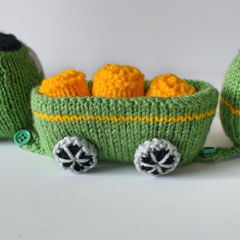 Toy Train Set Knitting Pattern | Etsy