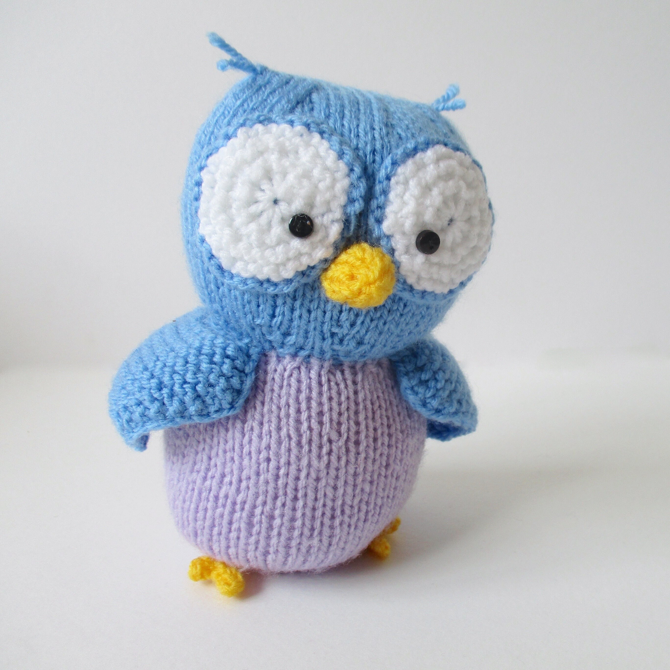 Hoots the Owl Toy Knitting Pattern - Etsy