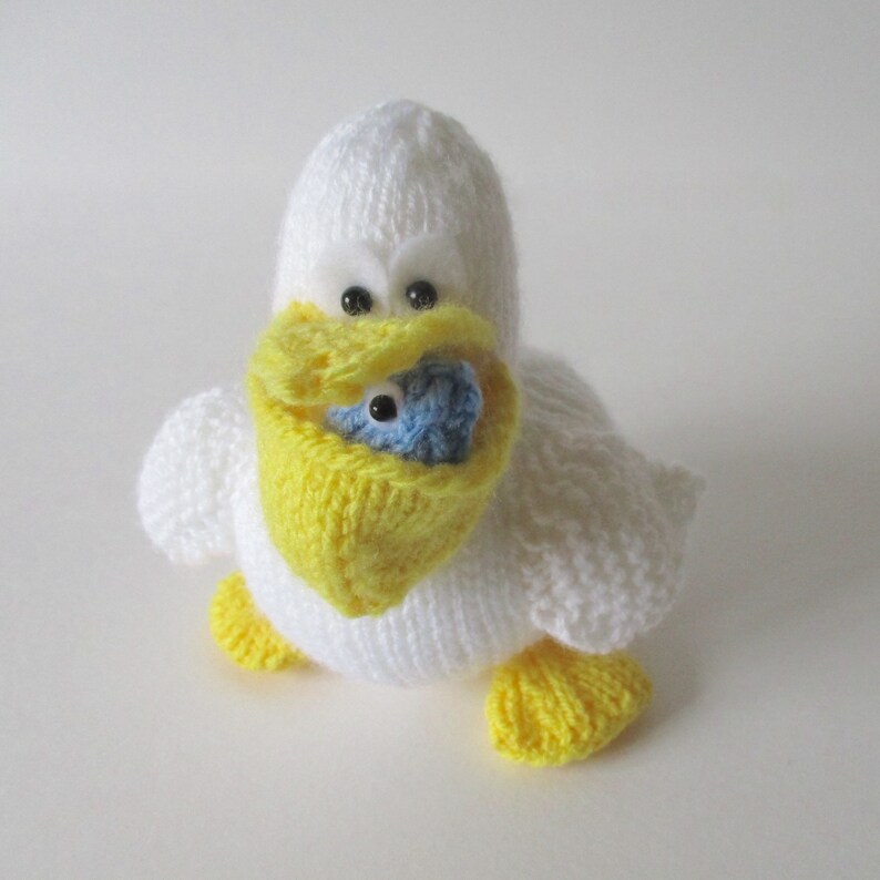 Percy the Pelican Toy Knitting Patterns - Etsy