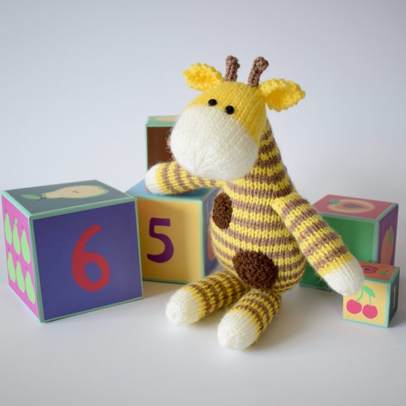 Harry Giraffe Toy Knitting Patterns | Etsy