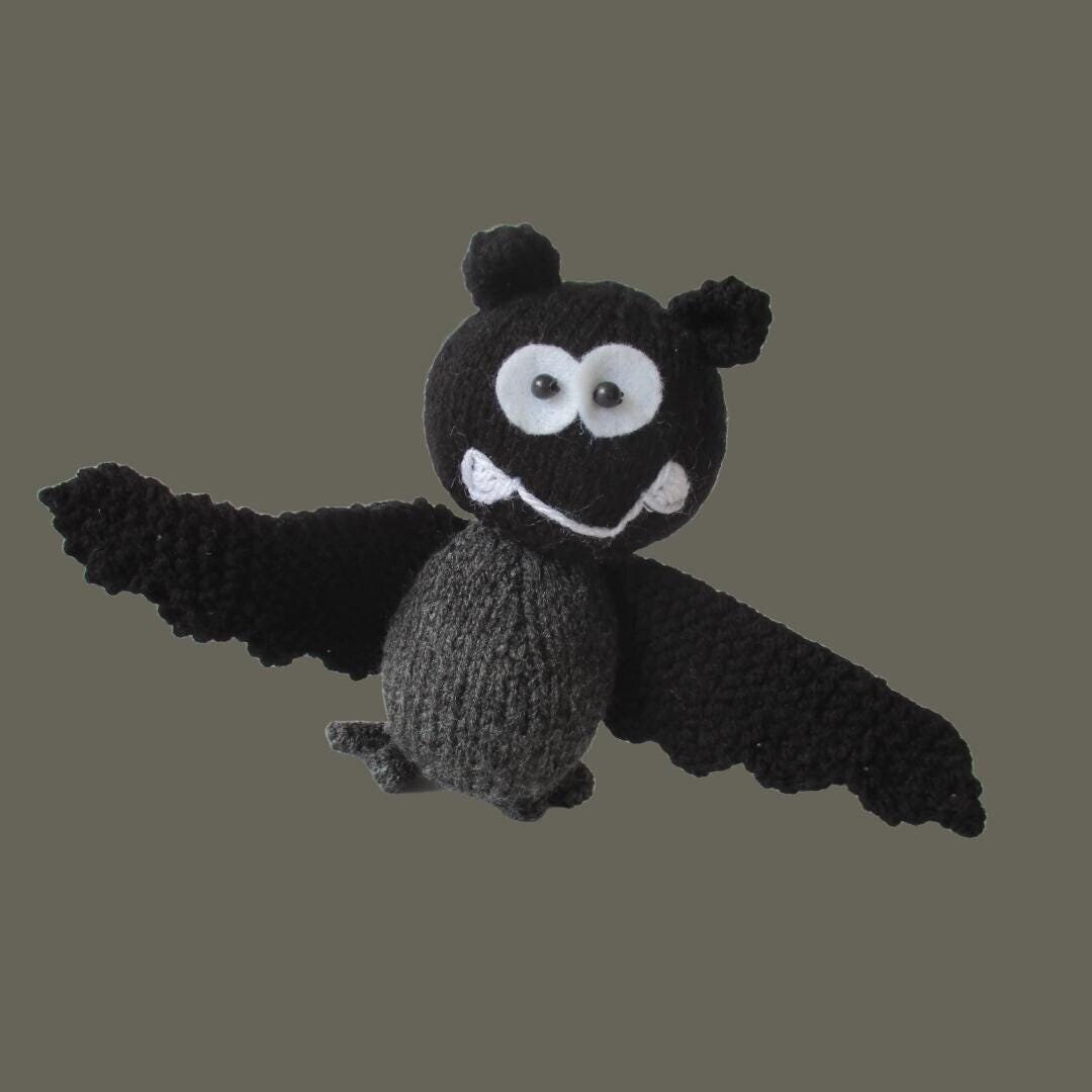 Billy the Bat Toy Knitting Pattern - Etsy