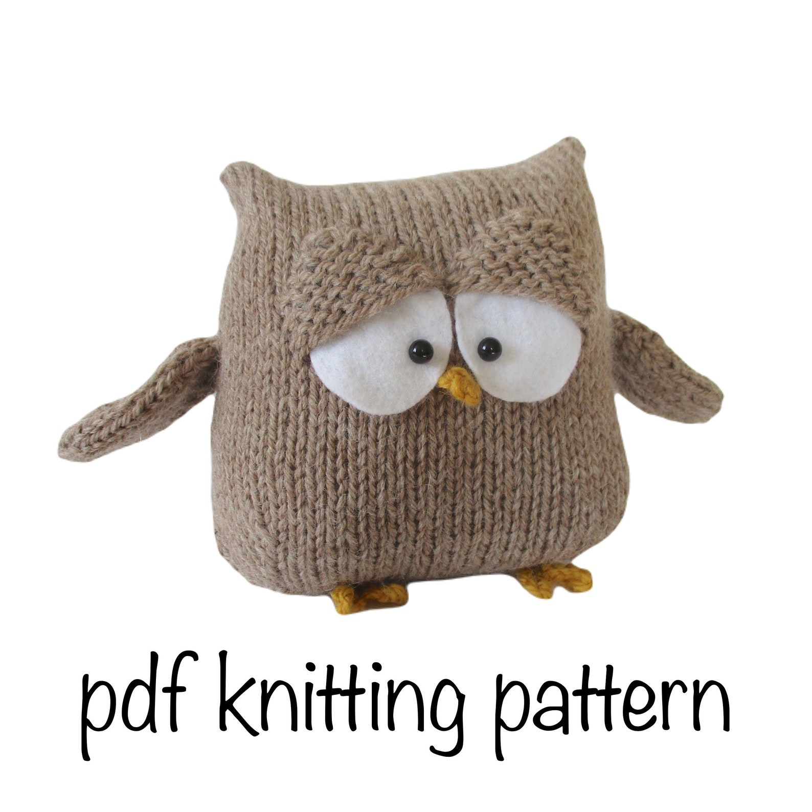Oscar the Owl Toy Knitting Patterns - Etsy