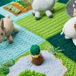 Patchwork Farm Play Set Toys Knitting Patterns PDF Digital Download ...