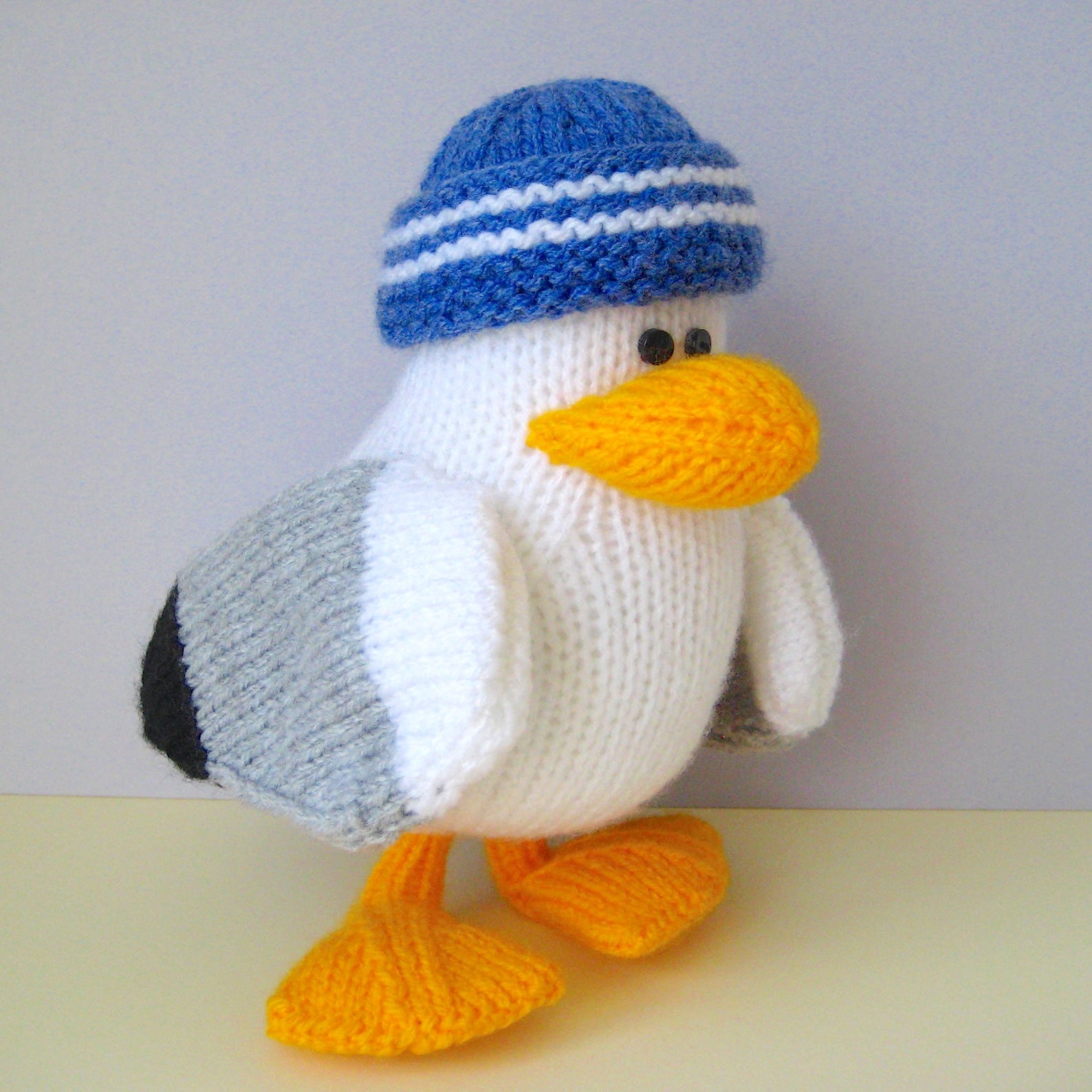 Sid the Seagull Toy Knitting Patterns | Etsy UK