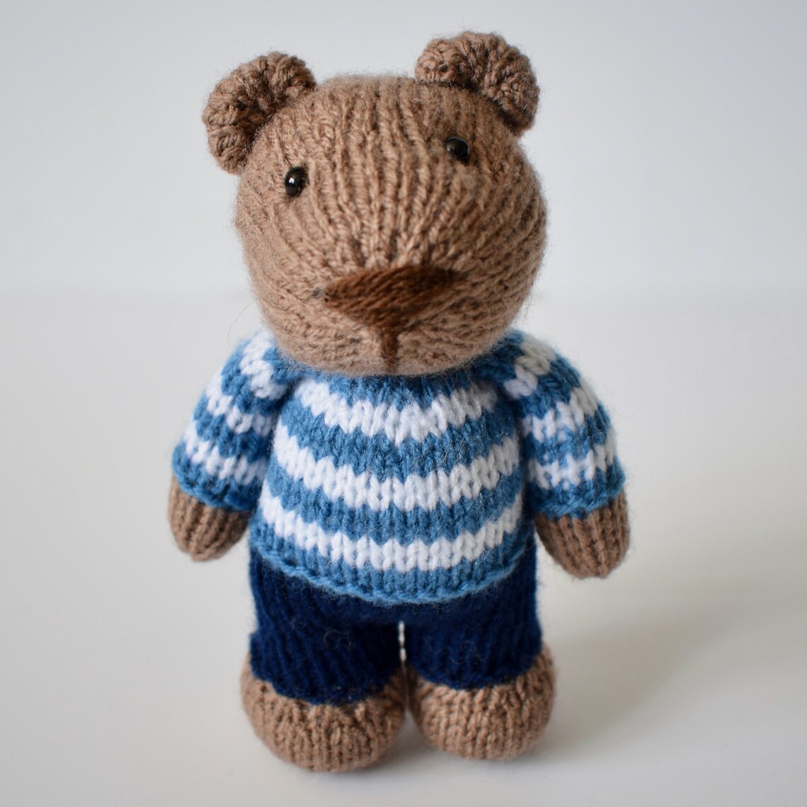 Little Tommy Bear Toy Knitting Patterns - Etsy