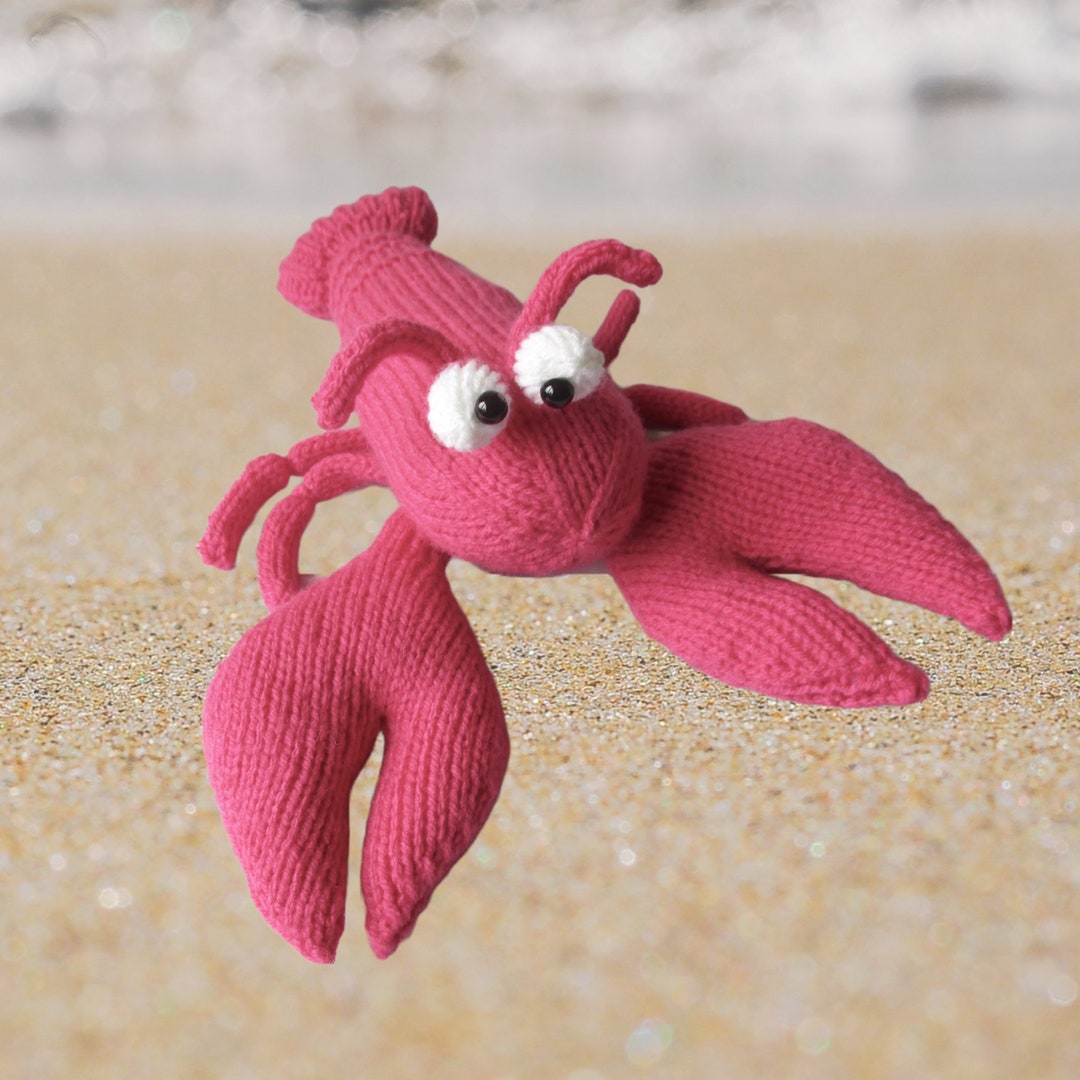 Larry the Lobster Toy Knitting Pattern - Etsy