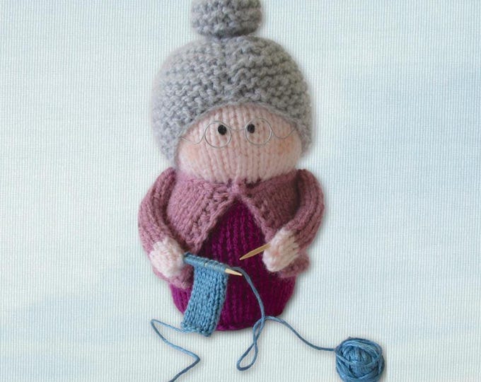 Knitting Pattern. PDF Digital Download. Knitting Nana Shelf Sitter ...