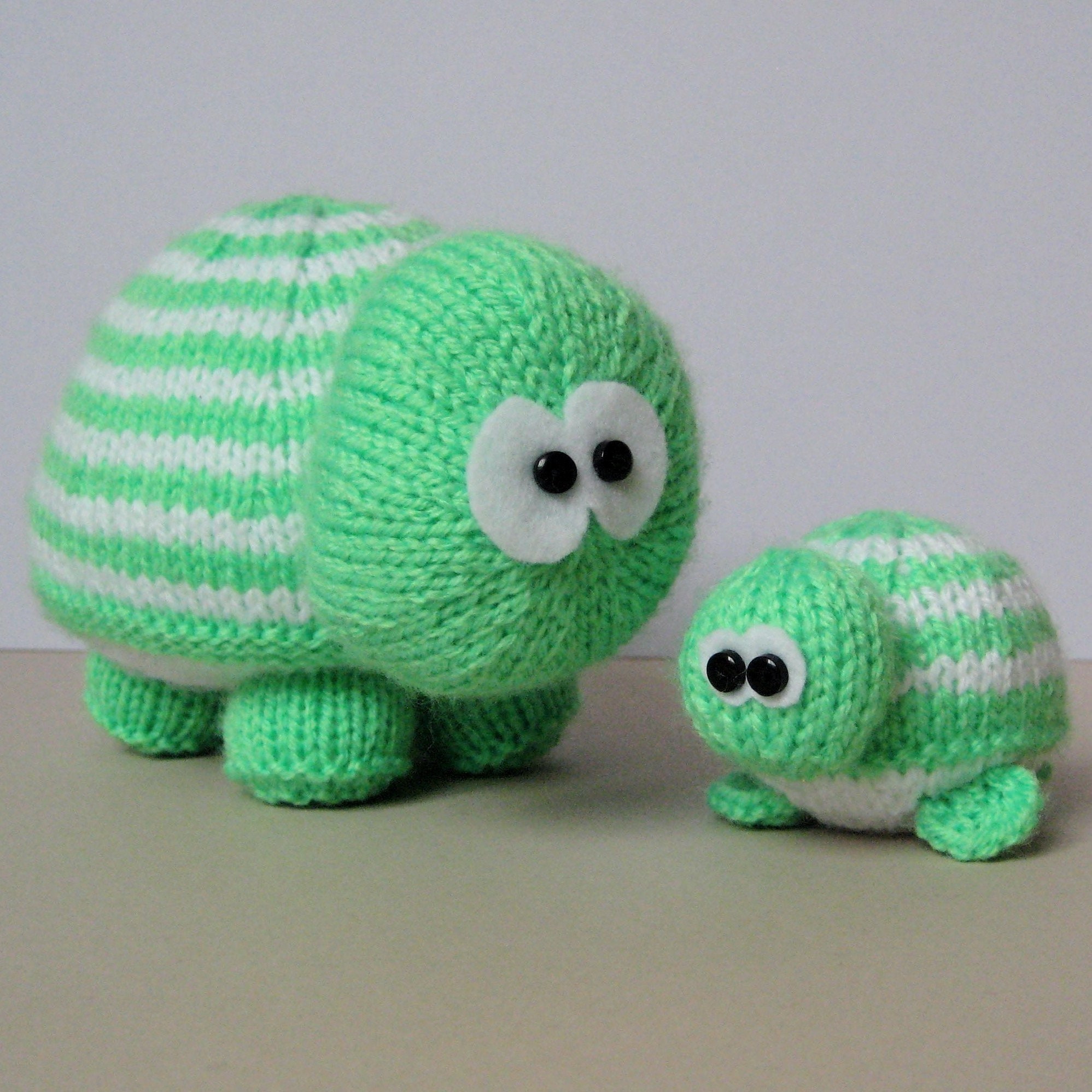 Tim and Tom Turtles Toy Knitting Patterns | Etsy