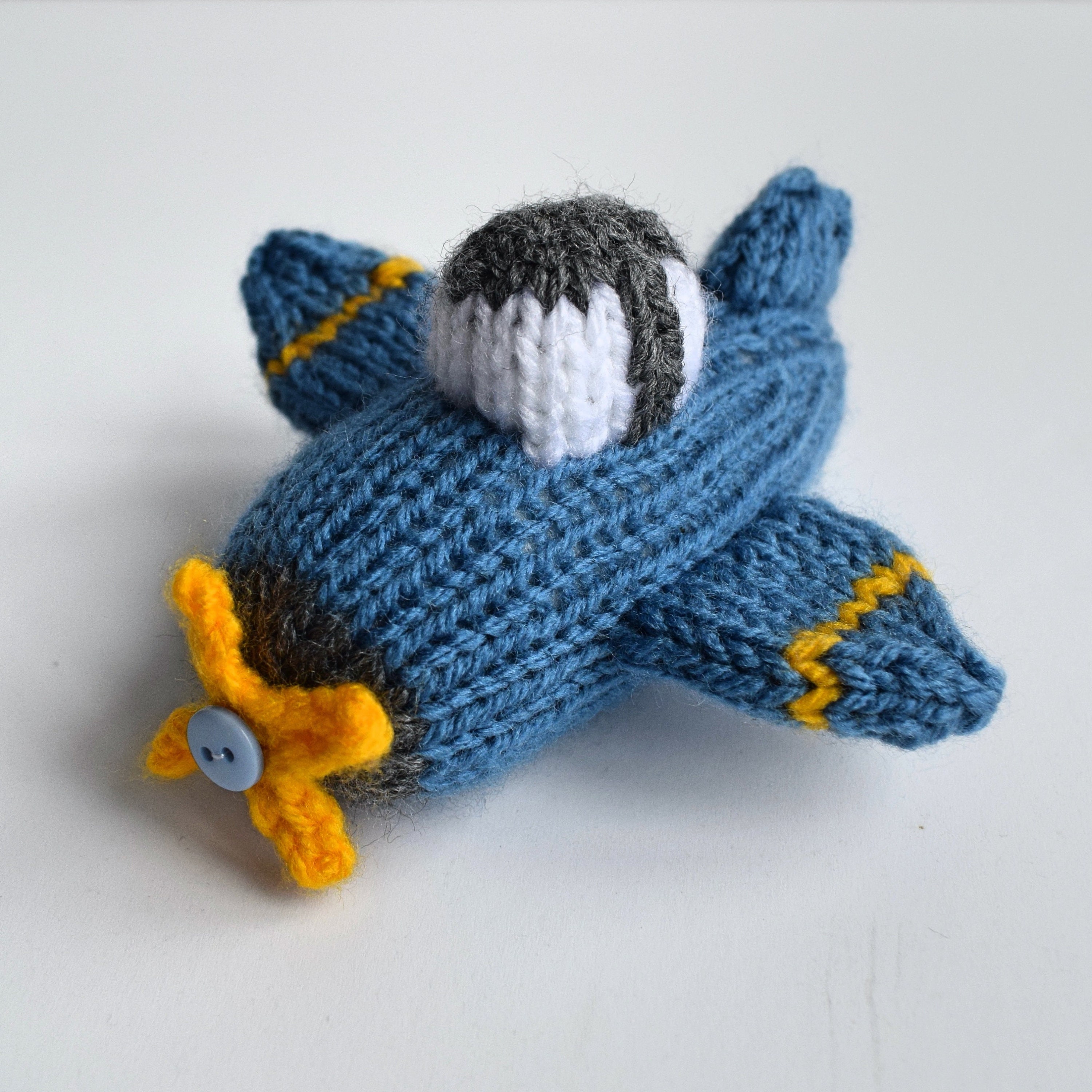 Dinky Plane Toy Knitting Pattern | Etsy