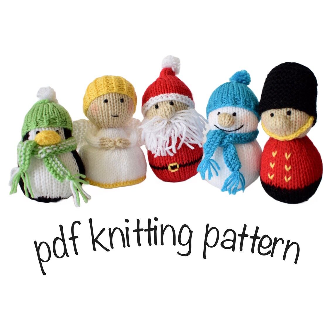 Make It Merry Tree Decorations Knitting Pattern - Etsy