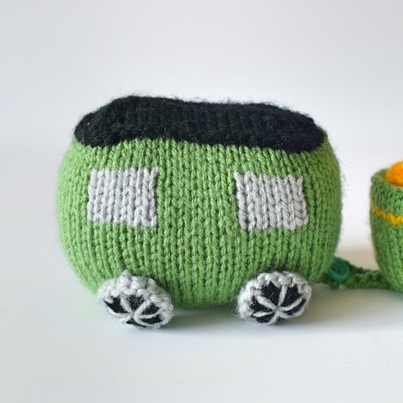 Toy Train Set Knitting Pattern | Etsy