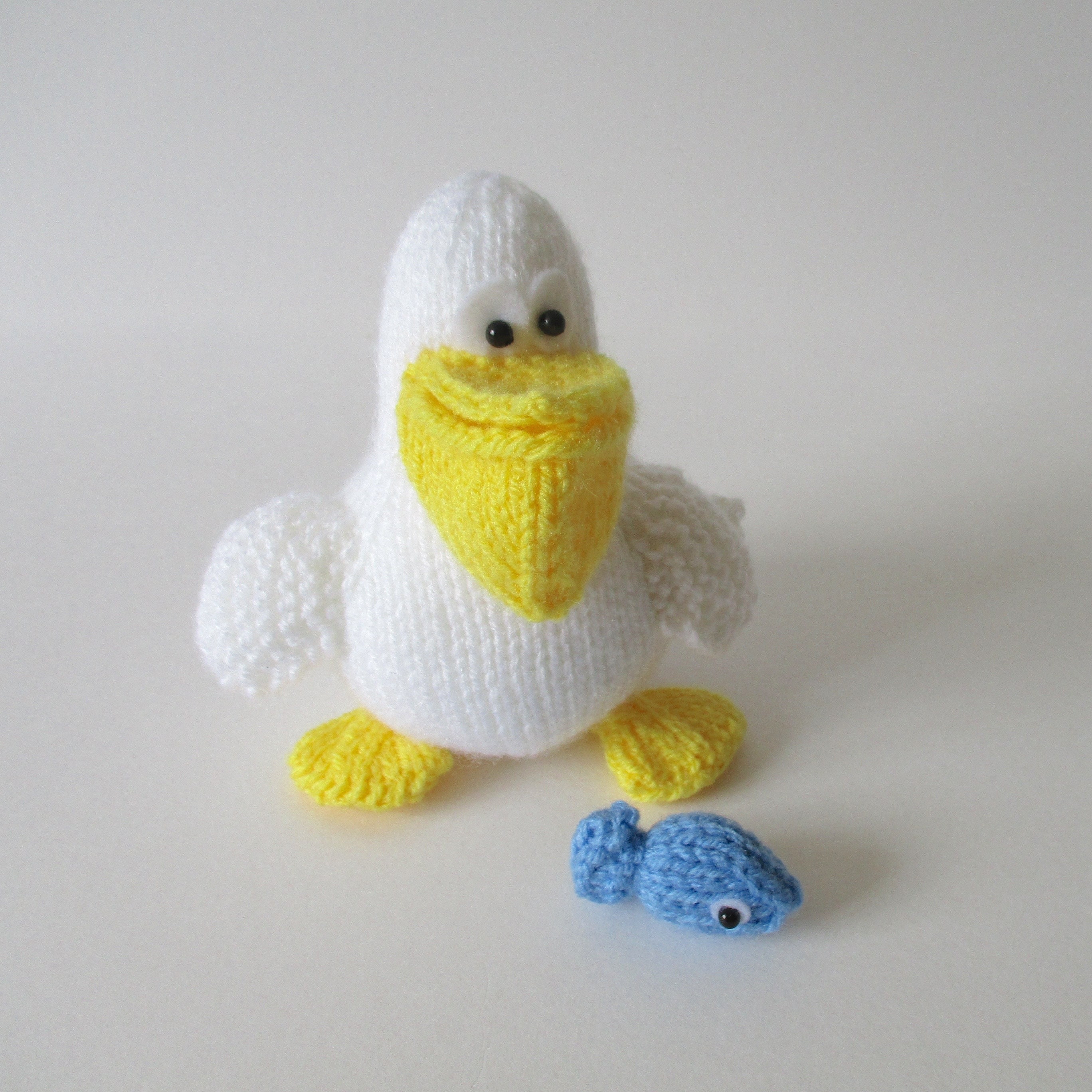 Percy the Pelican Toy Knitting Patterns | Etsy UK
