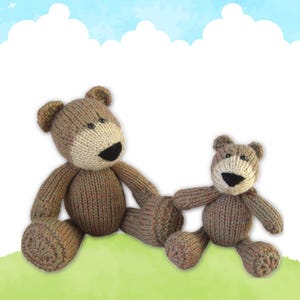 The Three Bears Toy Knitting Patterns - Etsy