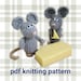Dinky Mice Toy Knitting Pattern - Etsy UK