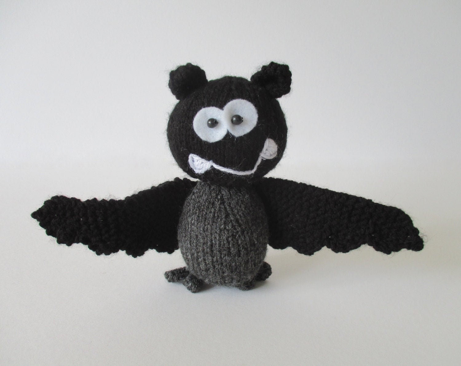 Billy the Bat Toy Knitting Pattern | Etsy UK