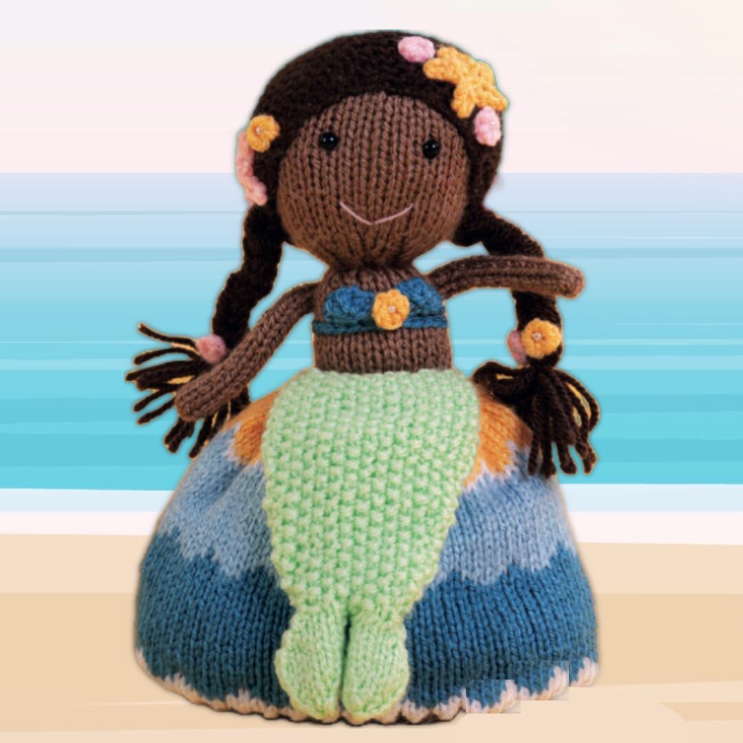 Ondine Mermaid Princess Topsy Turvy Doll Toy Knitting Pattern by Amanda ...