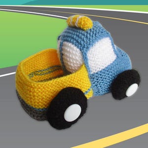 Toy Truck Knitting Pattern - Etsy