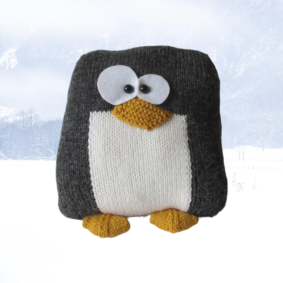 Penguin Cushion Knitting Patterns - Etsy
