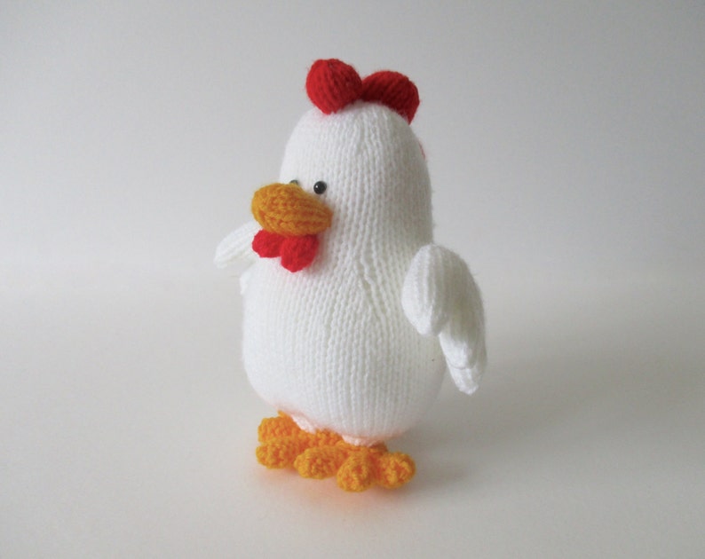 Cooper the Chicken toy knitting pattern | Etsy